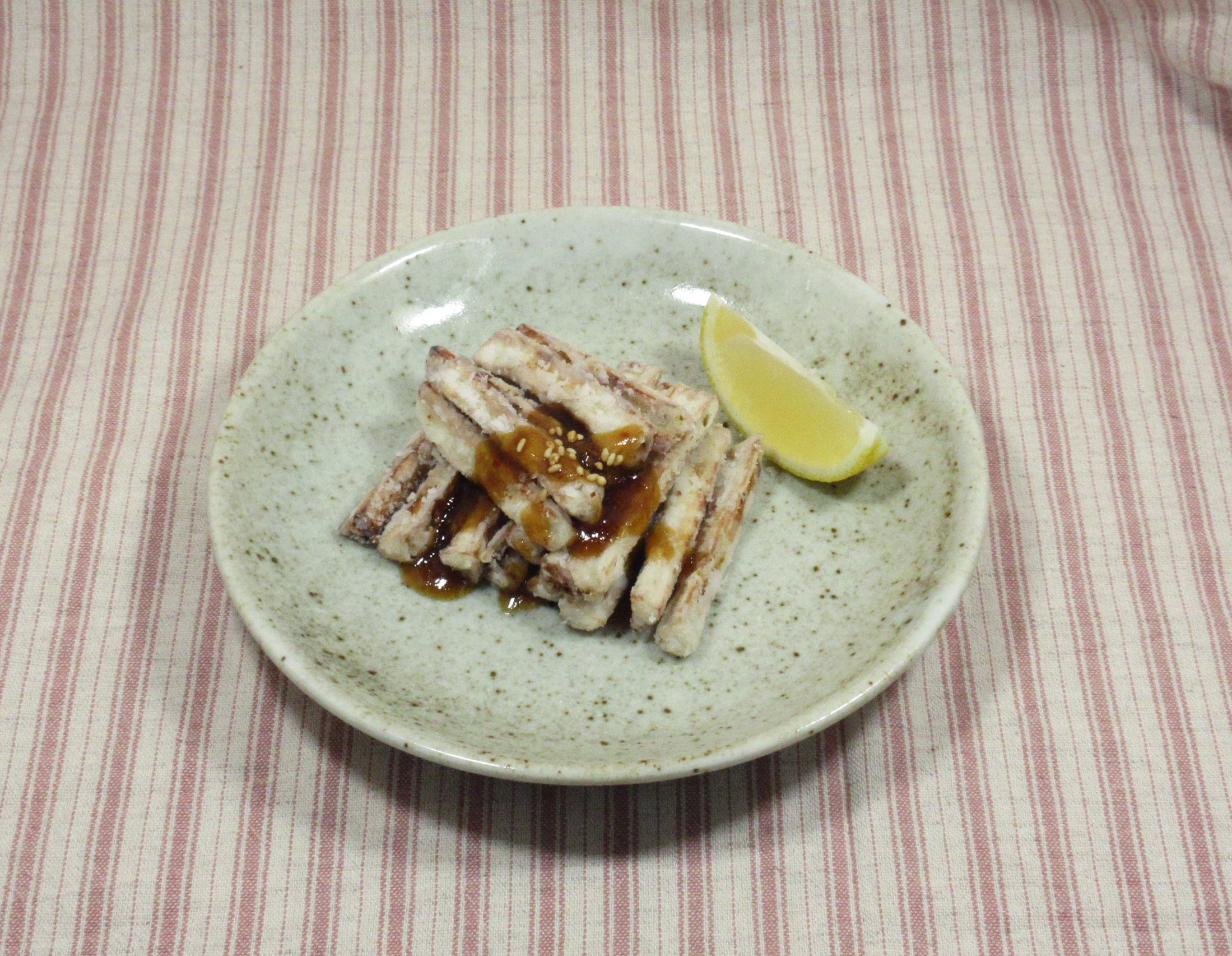 ごぼうスティック｜ベル食品「北海道山わさびやきにくたれ」のアレンジレシピ